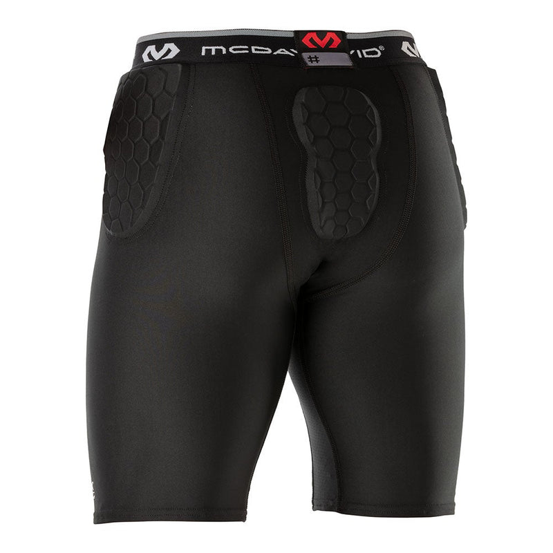 HEX® Basketball Compression Short w/Hip & Tailbone Pads | McDavid